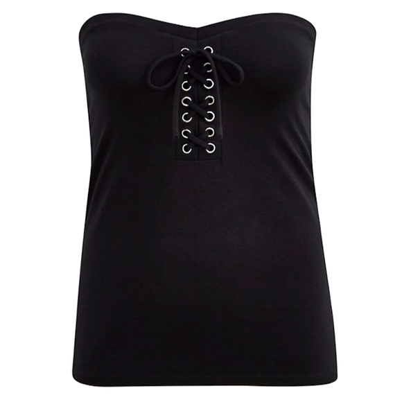 torrid | Tops | Nwt Torrid Laceup Tube Top | Poshmark